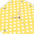 3drose, White Polka Dots on Bright Sunny Yellow - Retro Fifties Dot ...