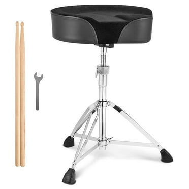 Saddle Drum Throne, 22-27.8 in / 560-705 mm Height Adjustable, Padded ...
