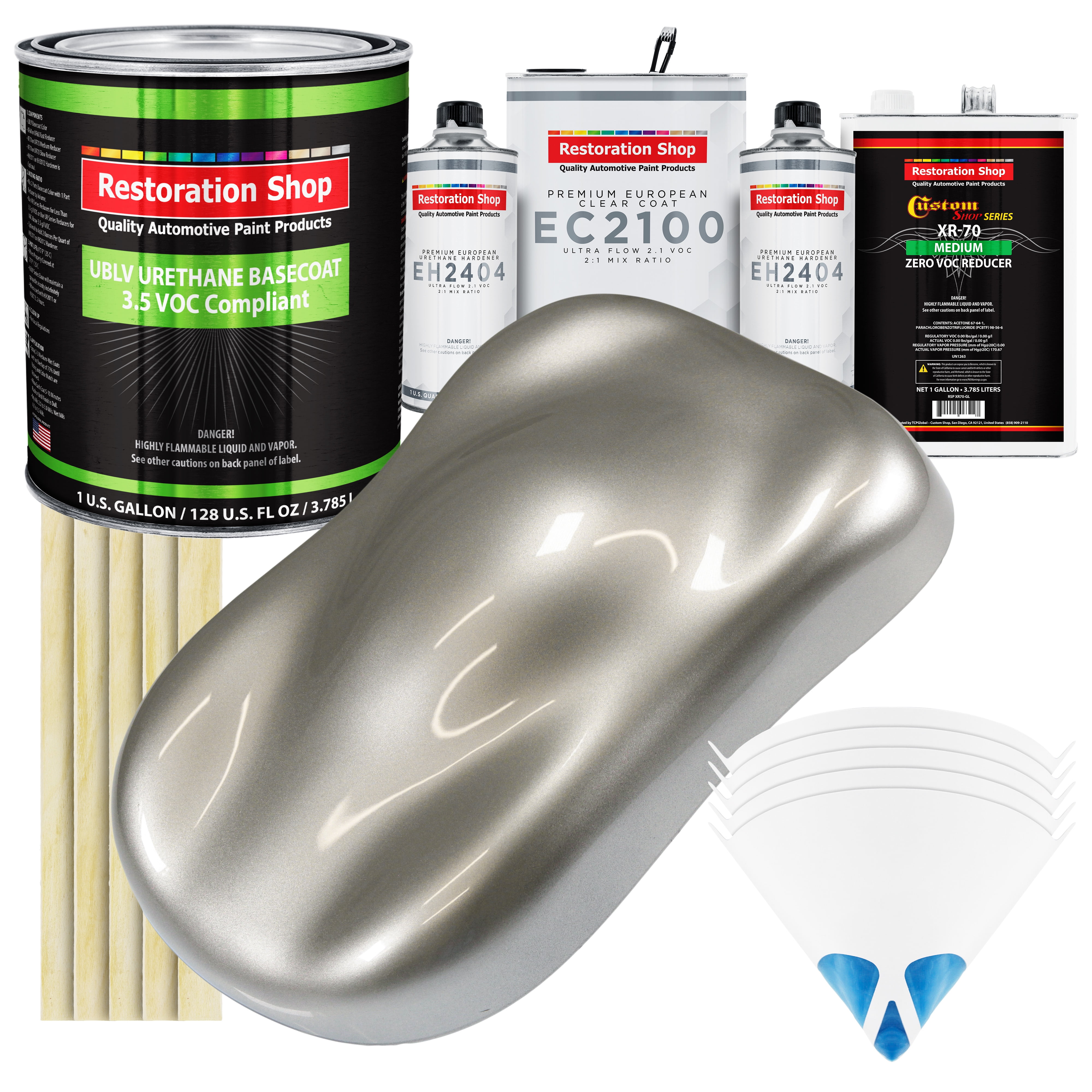 Restoration Shop - Pewter Silver Metallic - Low V.O.C. Urethane ...