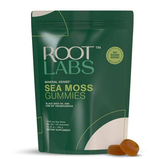 Suplemento ROOT LABS Sea Moss Gomies 1600 mg 120 unidades | Walmart en ...