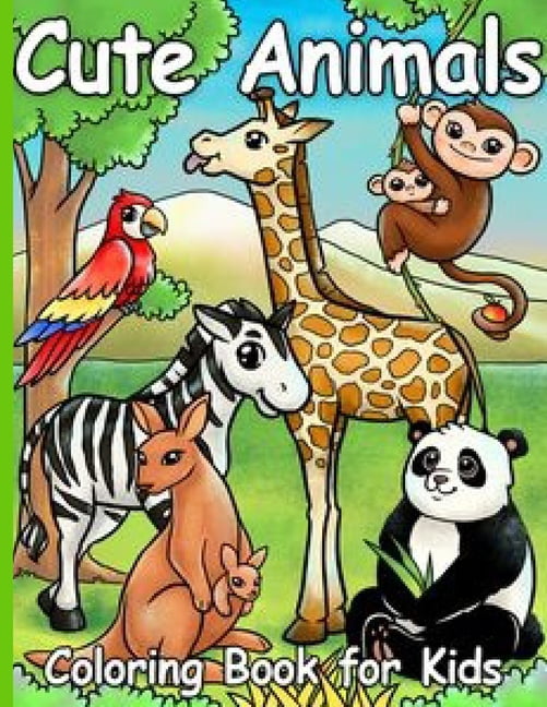 Cute Animals coloring book for kids: Preschool Coloring Book (Paperback ...