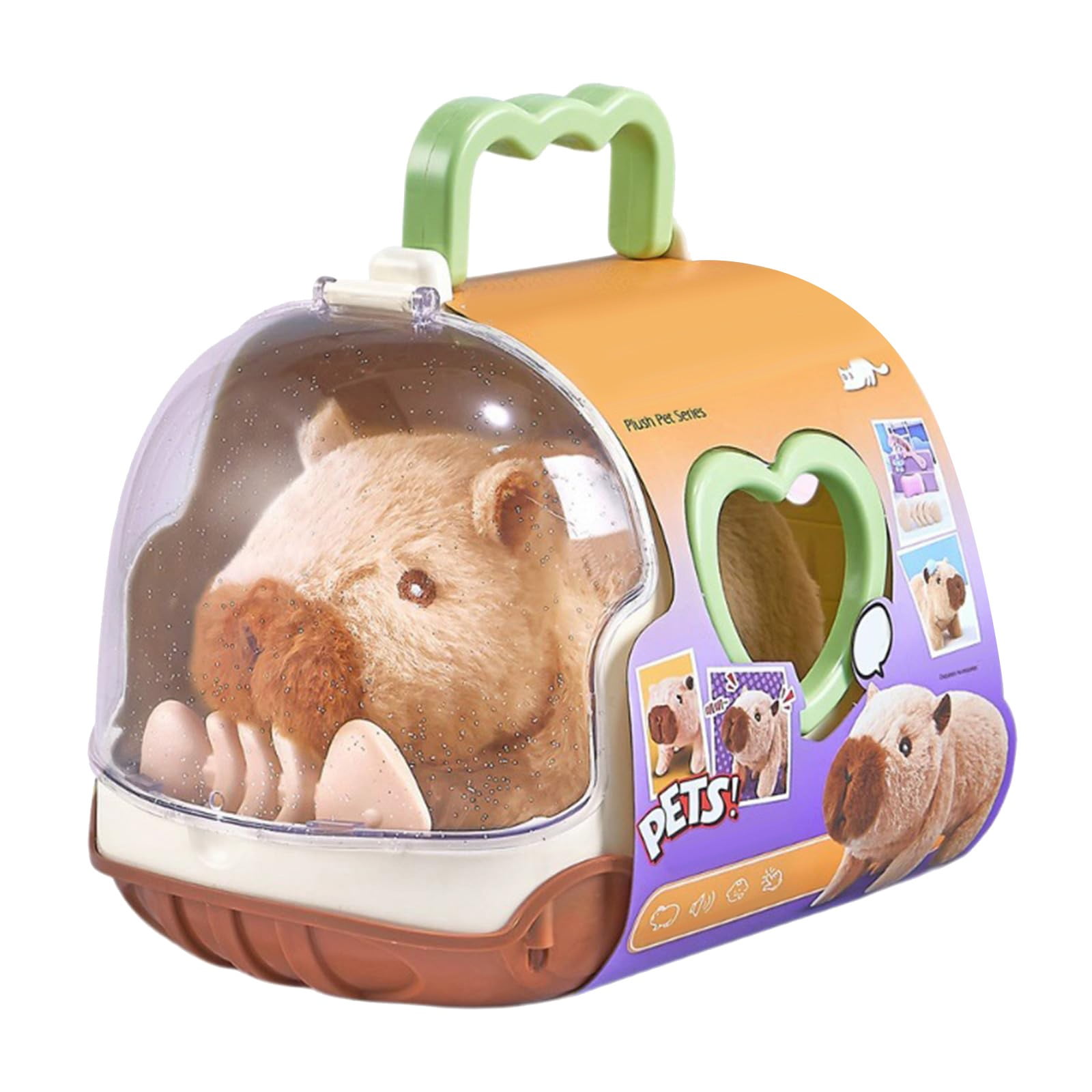 Click here for Hearthweave Walking Capybara Plush Toy With Sound... prices