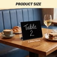 20PCS Mini Chalkboard Signs, Reusable Acrylic Food Labels with L Shape ...