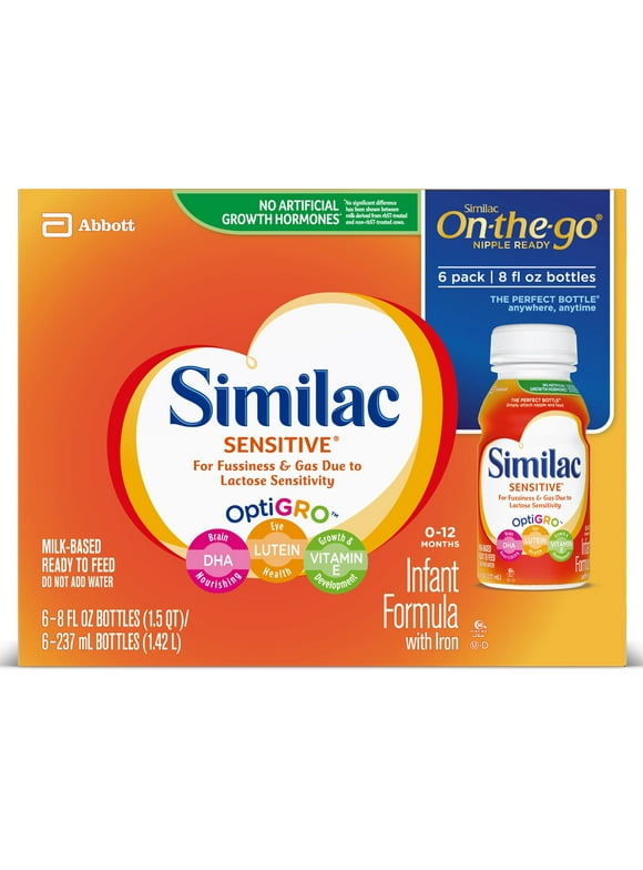 Similac for Sensitive Tummies Baby Formula (Sensitive, Soy, Spit-up ...