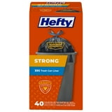 Hefty Strong Extra Large Garbage Sacks, 33 Gallon, 40 Count - Walmart.com