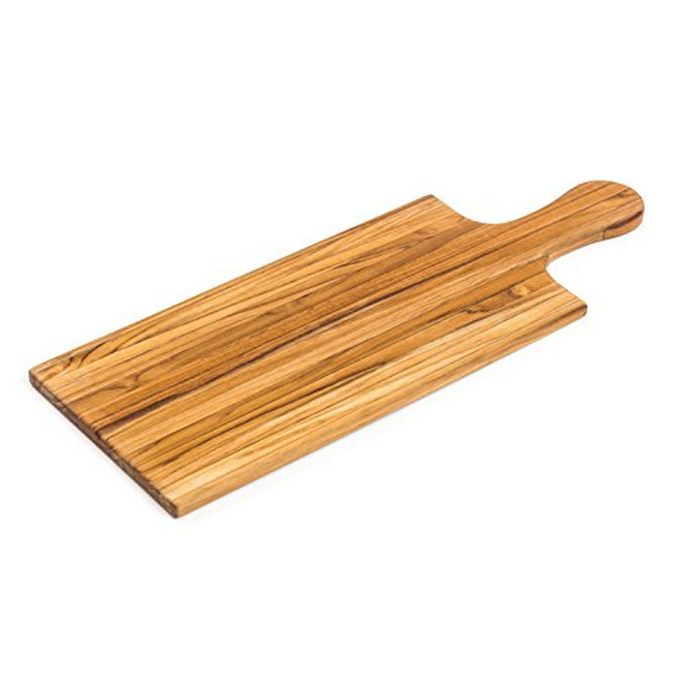 Teakhaus Cutting Board - Teak Wood Table Plank Carving Board (21 x 7.75 ...