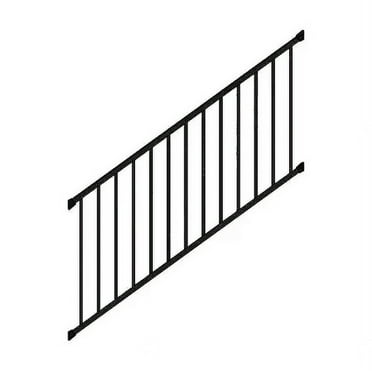Westbury Tuscany C10 Aluminum Porch Deck Railing Kits for Metal Stairs ...