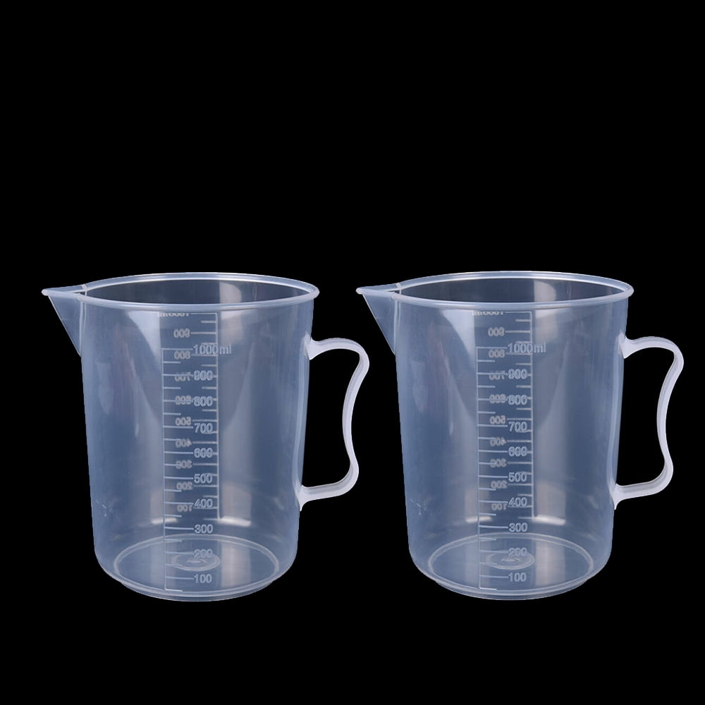 2Pcs Appletofu Plastic Graduated Measuring and Mixing Pitcher - 1000ml ...