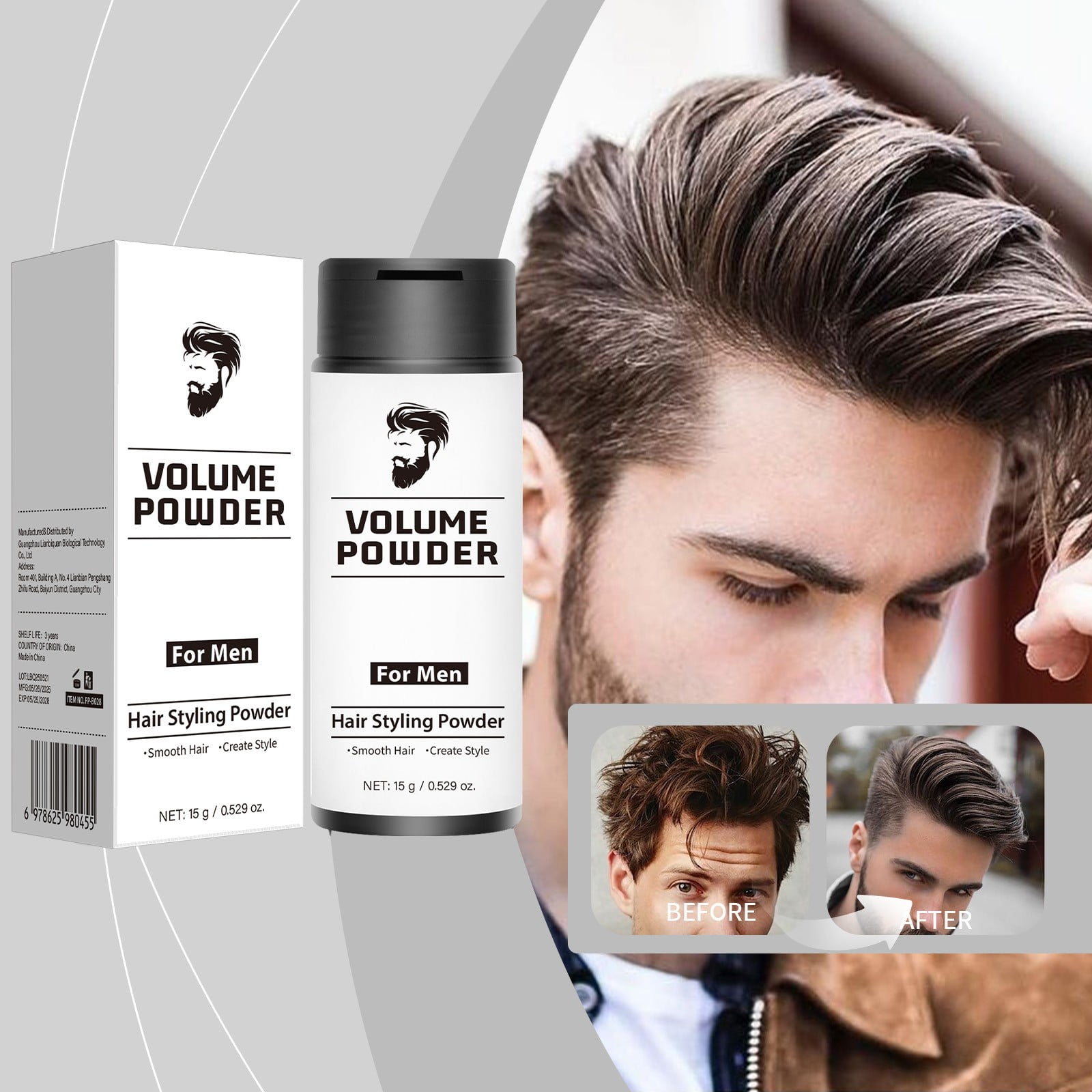 Click here for Egnmcr Texture Powder For Men Easy To Apply Instan... prices