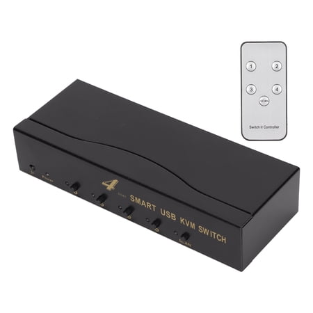 KVM Switch VGA, 1920 X 1440 Resolution Standard Desktop Design Simple ...