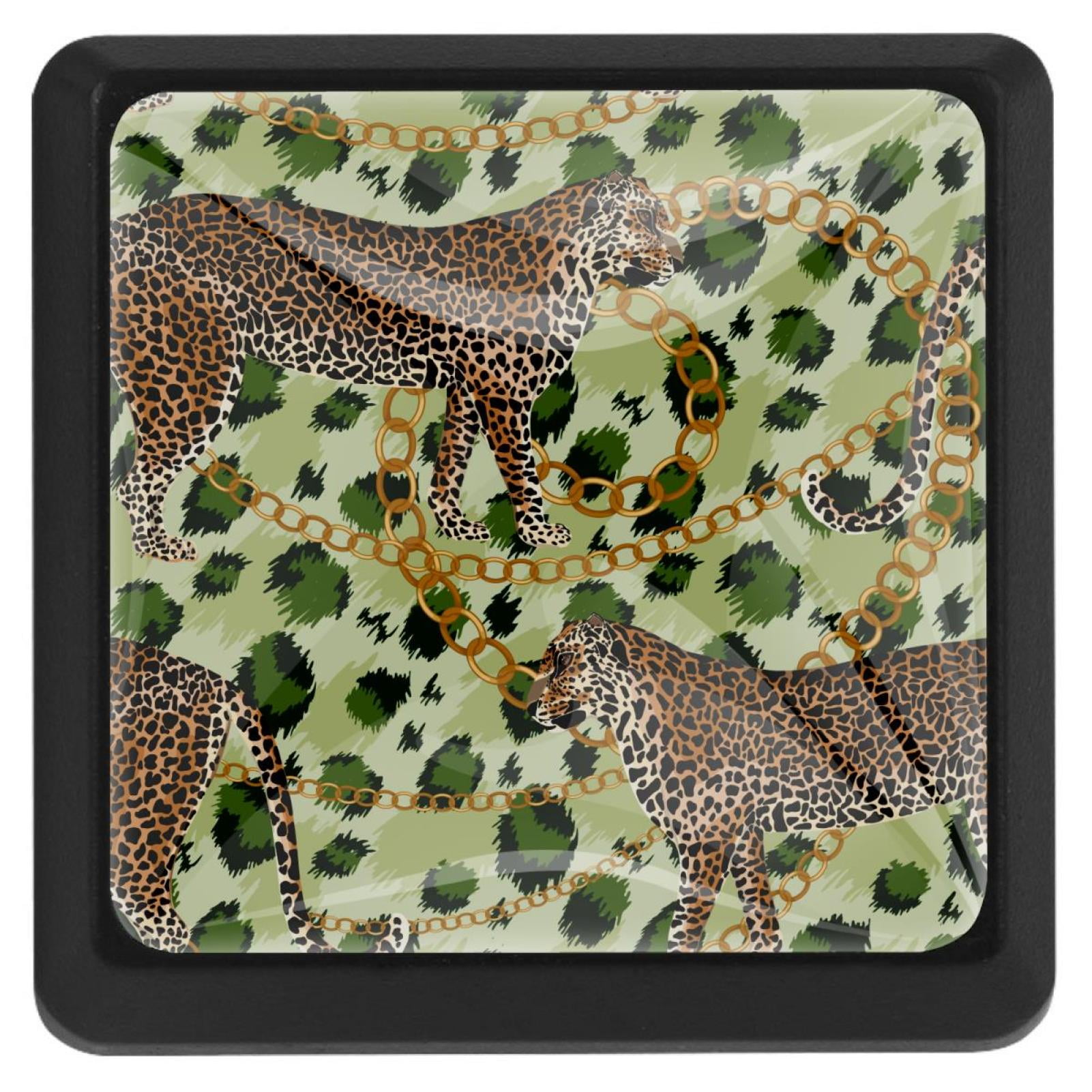 3 Pack Tiger Square Cabinet Door Knobs Decor for Cupboard Dressing ...