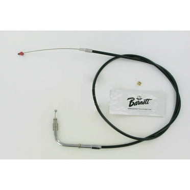 Motion Pro Black Vinyl Coated Throttle Pull Cable Stock Length (03-0132 ...
