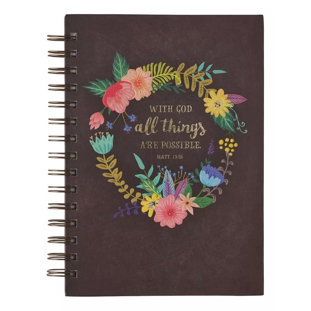 Cuaderno Tapa Dura Grande Versículo Biblia 192 Páginas Rayad | Bodega ...