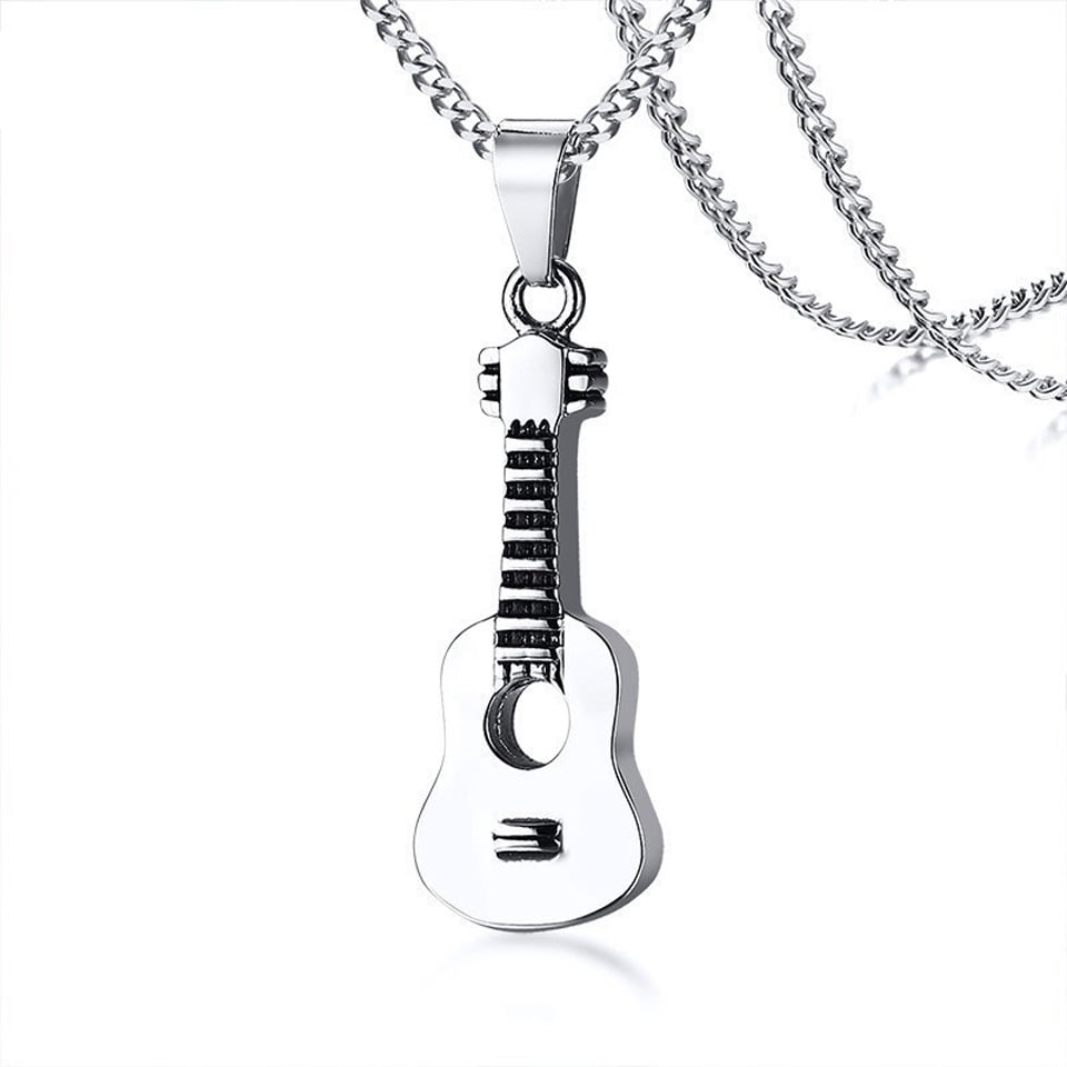 Click here for Chicfine Punk Guitar Pendant For Women Men Cremati... prices
