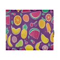 Bright Watermelon Pattern Door Curtain Sheer Privacy Light Filtering ...
