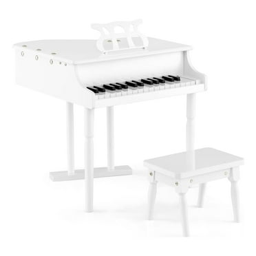 Kids Piano - 30 Key Mini Grand Piano for Beginners with Stand, Bench ...