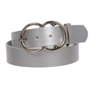 Ladies Patent Leather Faux Leopard Animal Fur Fashion Belt - Walmart.com