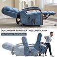 Power Lift Recliner Chair for Elderly, Dual Motor Infinite Position ...