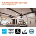 HALO RL Series 5/6 inch Recessed LED Retrofit Light, Selectable CCT ...