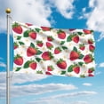 Flags for Outside 3x5 ft Strawberry Outdoor Flags Double Sided Grommets ...