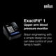 Braun ExactFit 1 Upper Arm Blood Pressure Monitor, Battery Operated ...