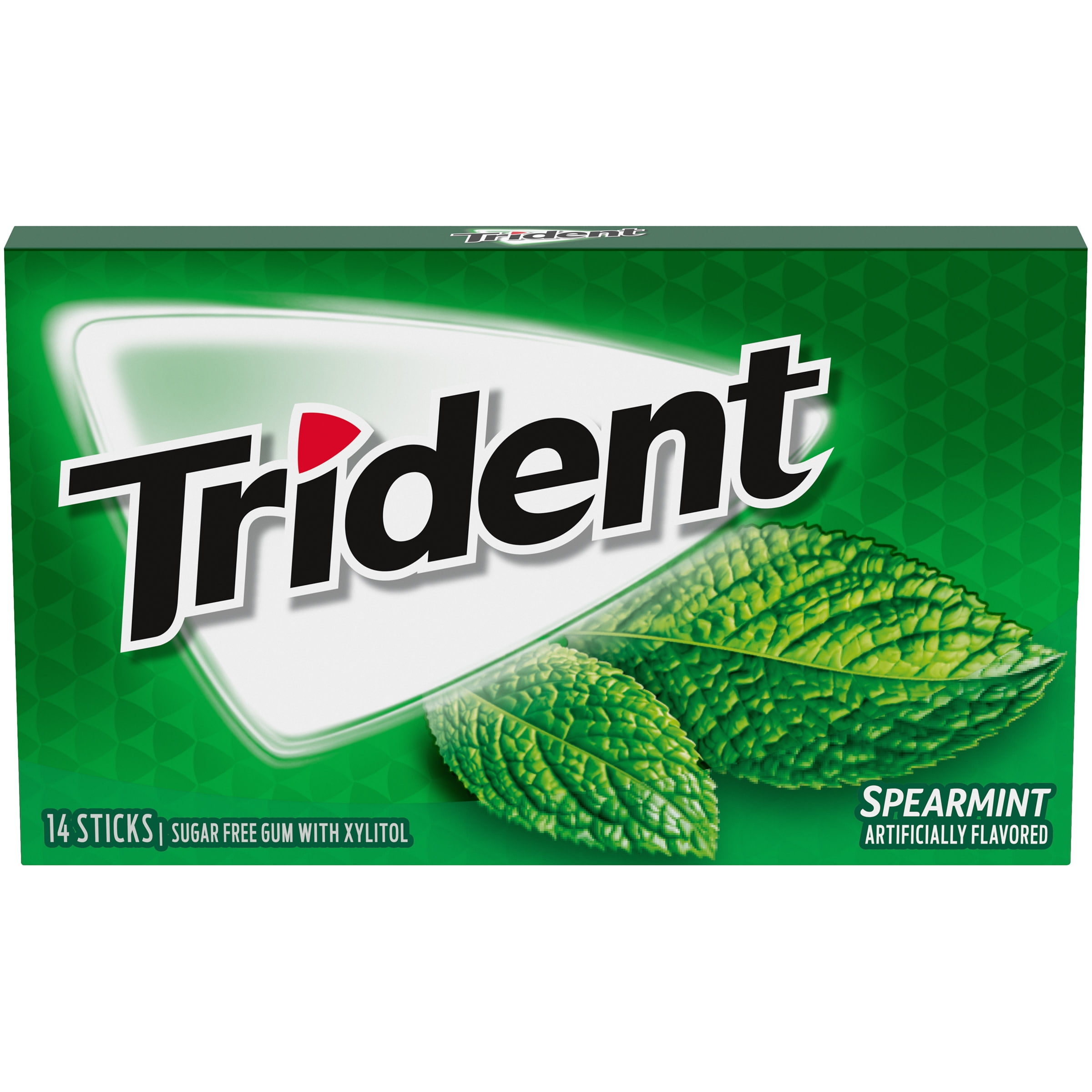 Trident Spearmint Sugar Free Gum, 14 Pieces – BrickSeek