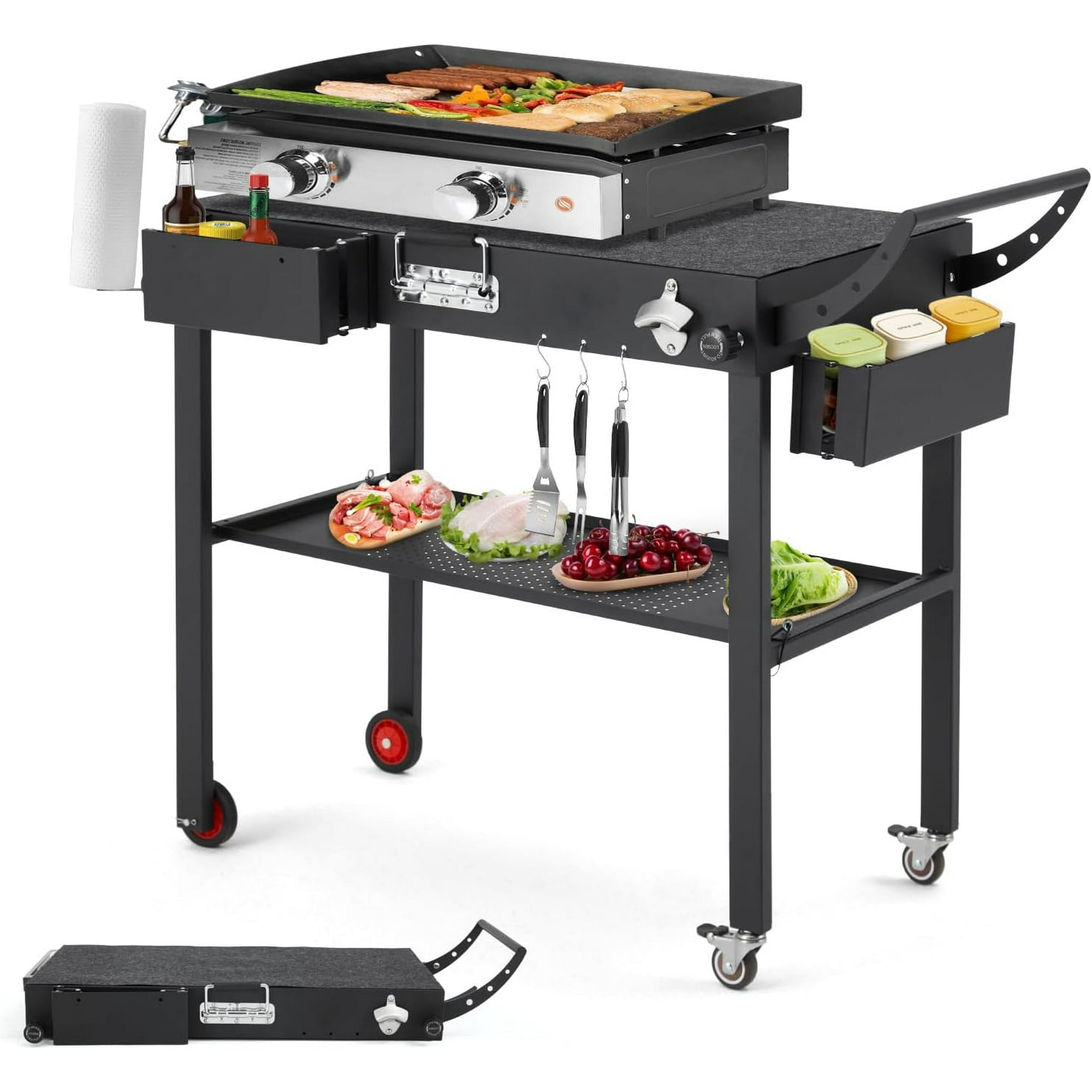Click here for Yodolla Outdoor Griddle Grill Cart  Portable Foldi... prices