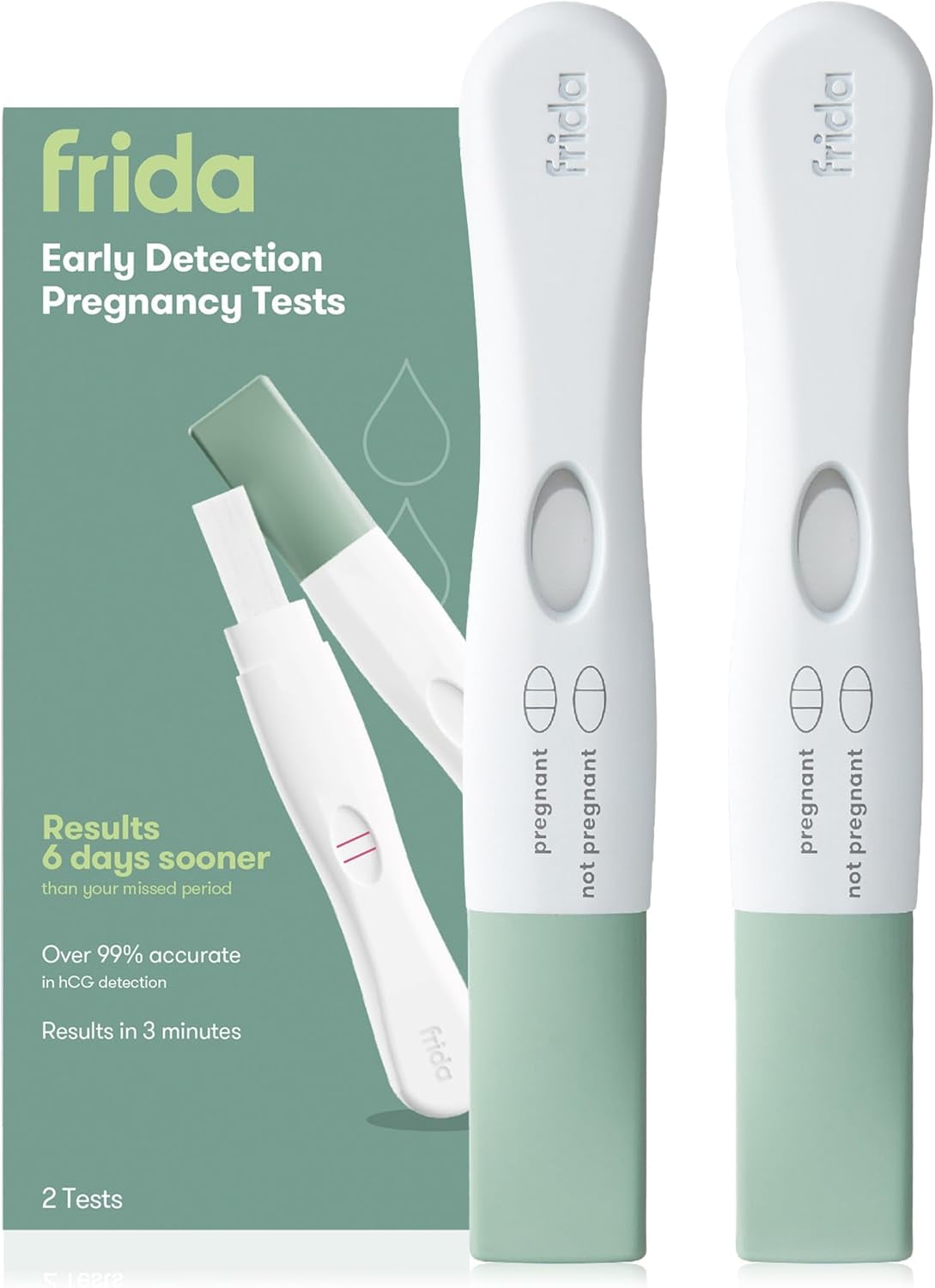 Frida Fertility Prueba Detección Temprana De Embarazo 2 Test | Bodega ...