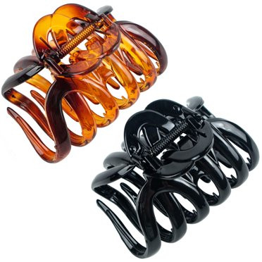 5PCS Large Claw Hair Clips for Thick Hair Big Fuzzy Hair Clips for ...