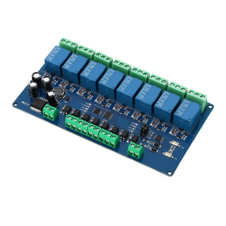 8 Way Input Relay Module, 8 Channel Relay Module Continuous Closure ...