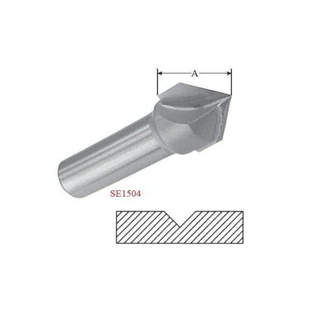 V-Groove 90 Degree Angle Router Bits - Walmart.com