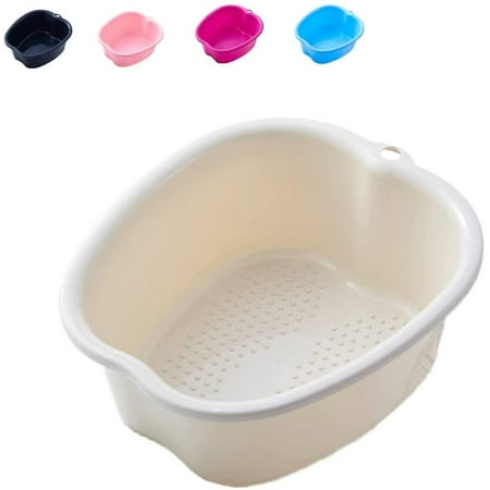 Large Foot Bath Spa Bowl, Thick Sturdy Plastic Foot Basin For Pedicure ...