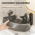 Triangle Suction Cup Shower Caddy, 2026 Upgraded No-Drill Triangle ...
