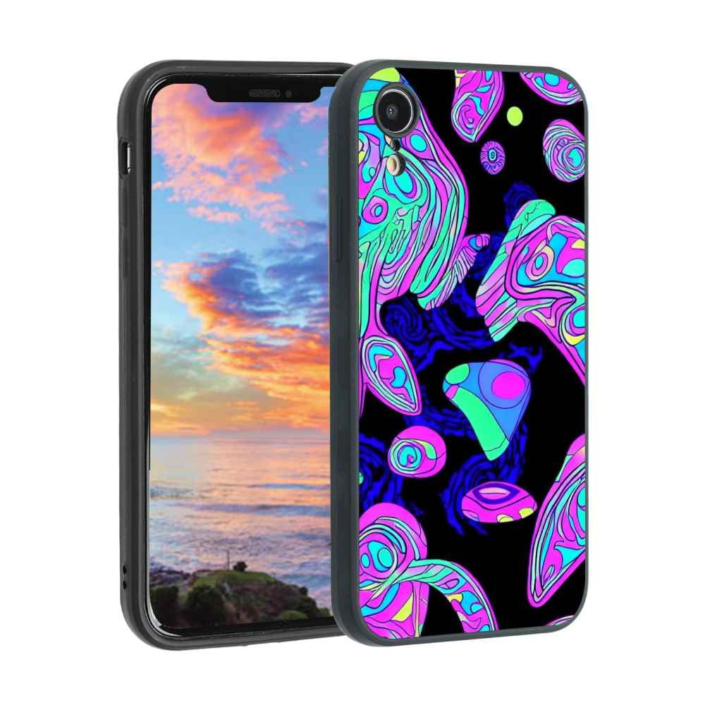 Compatible with iPhone XR Phone Case, Psychedelic-Trippy-Alien-Art-Visuals-Colours29 Case Men ...