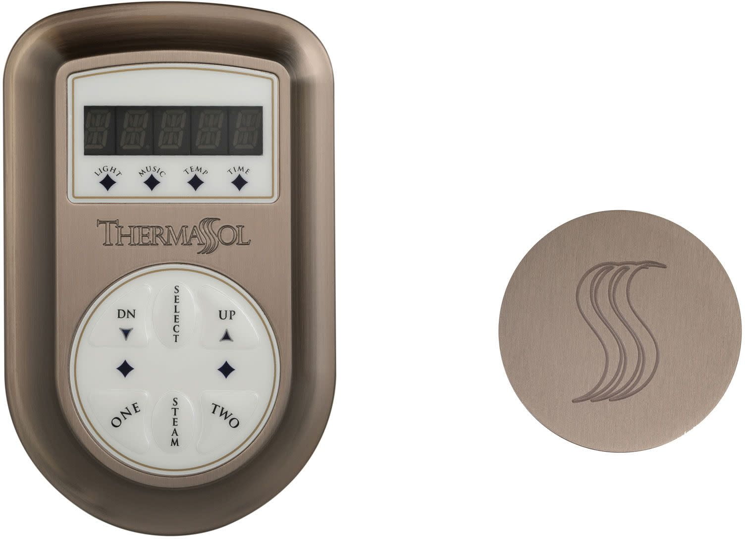 Thermasol Set-Svrd Signature Steam Shower Kit - Nickel - Walmart.com