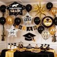 Graduation Decorations Balloons for Class of 2026 Black Gold Confetti ...