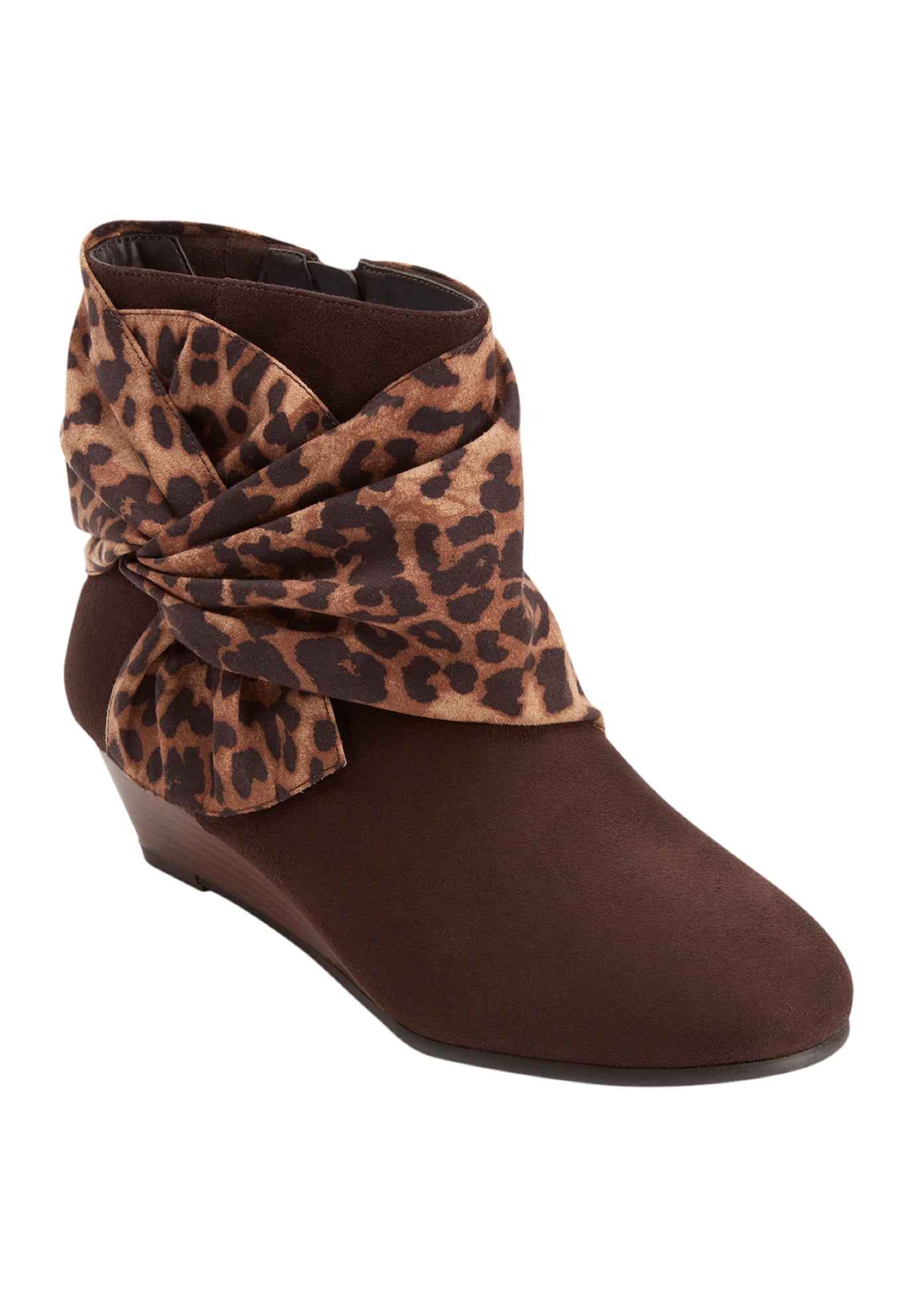 Comfortview Women's Wide Width The Inez Bootie Boot - Walmart.com