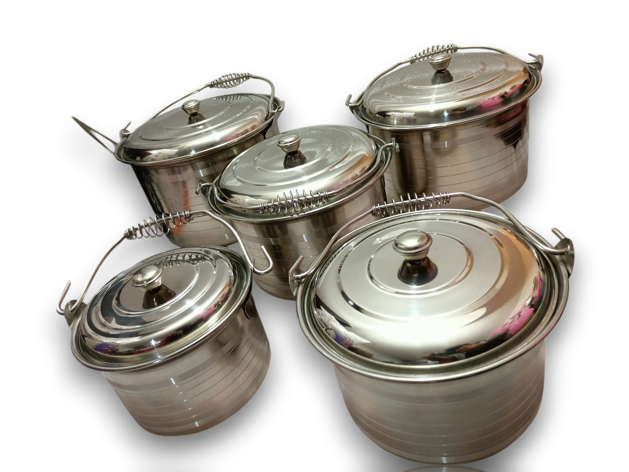 Juego de Ollas Dutch Oven Ket 12 piezas Acero Inox Espejo KS ...