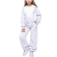 Caqnni 10-11 Years Toddler Girl Clothes Long Sleeve Cartoon & Letter ...