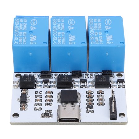 USB To Serial Relay Module, GD32F103C8T6 Microcontroller USB Relay ...