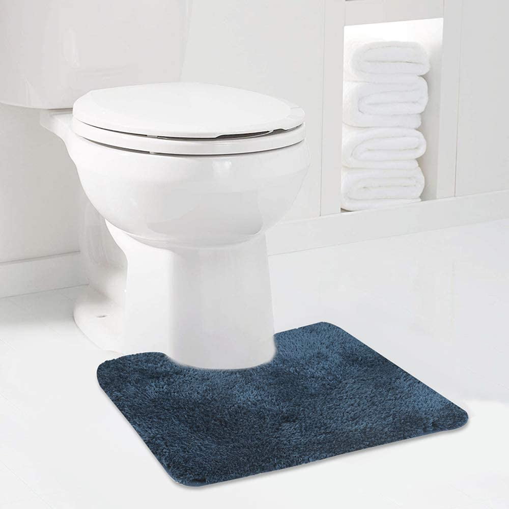 Click here for Siabc-Bathroom Contour Rug (20x24  Navy) Non Slip... prices