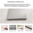 Wall Mounted Fold Down Table 304 Stainless Steel Floating Desk ...