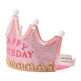 Pink Glitter Light-Up Happy Birthday Tiara, by Way To Celebrate ...