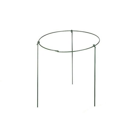 jovati Large Garden Plant Support Rings, 10inch Wide x 17inch High, 3 ...
