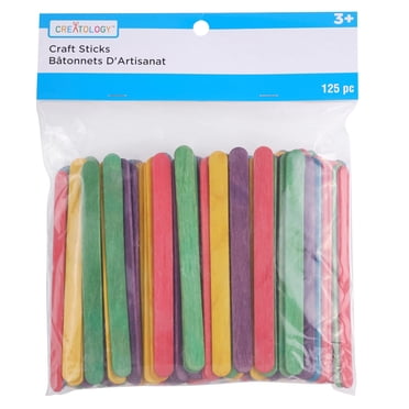 Creativity Street® Wooden Craft Sticks, Assorted Colors, 12 Packs of ...