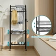 Untyo 3-Tier Metal Free-Standing Towel Rack, Adjustable Bathroom ...