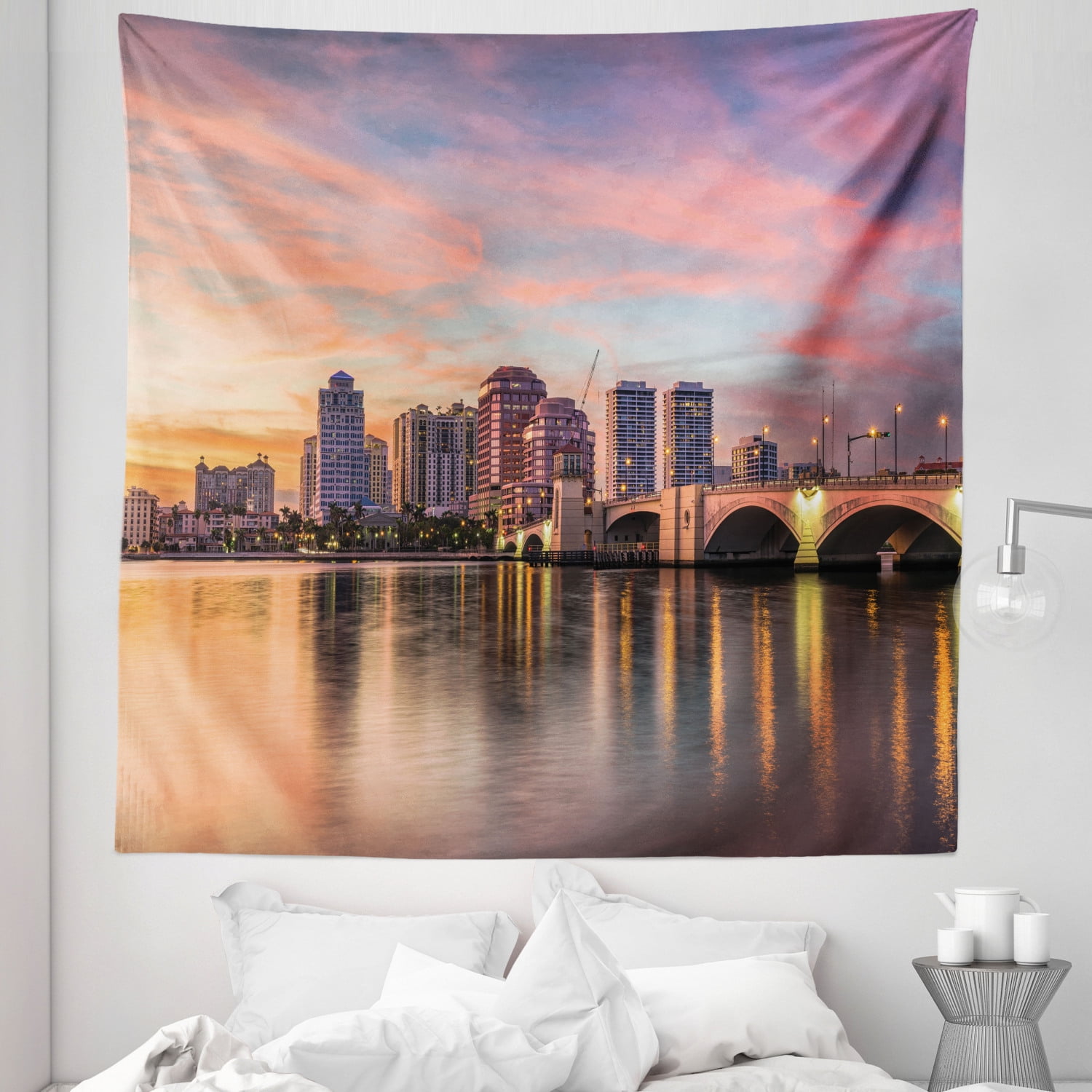 America Tapestry, Sightseeing of Florida Waterway Downtown of New York ...
