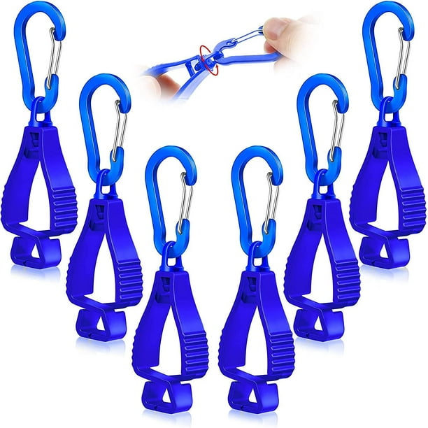 6 Pieces Glove Grabber Clip Holder Work Safety Clip Glove Keeper Glove ...
