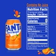 Fanta Zero Sugar Orange Fruit Soda Pop, 12 fl oz, 12 Pack Cans ...