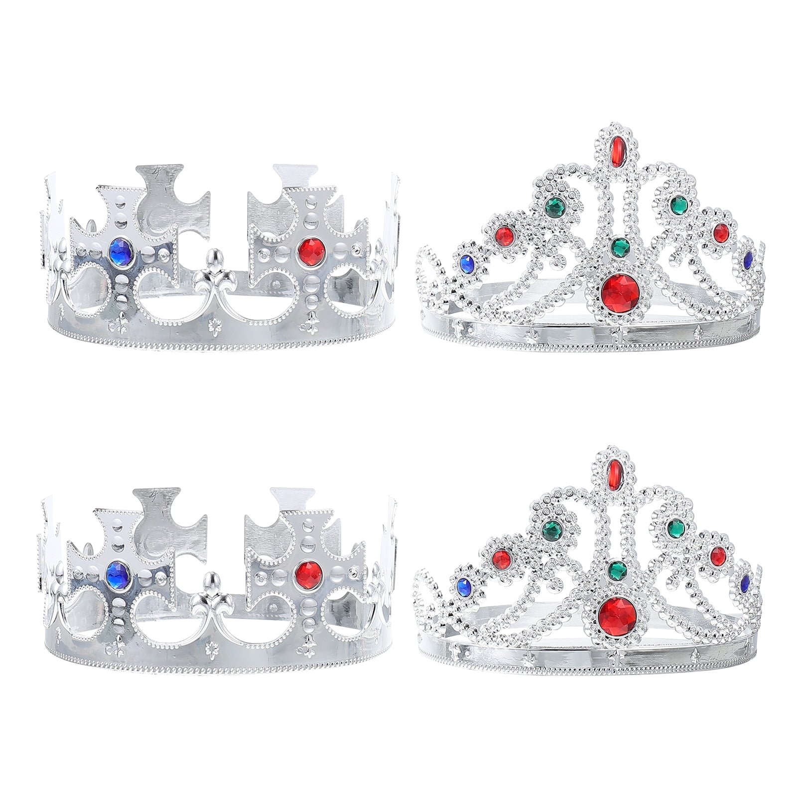4 coronas decorativas para el pelo de fiesta para niños, novedosas ...
